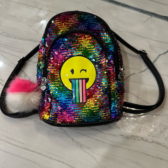 Justice | Accessories | Like New Justice Emoji Flip Sequin Mini ...